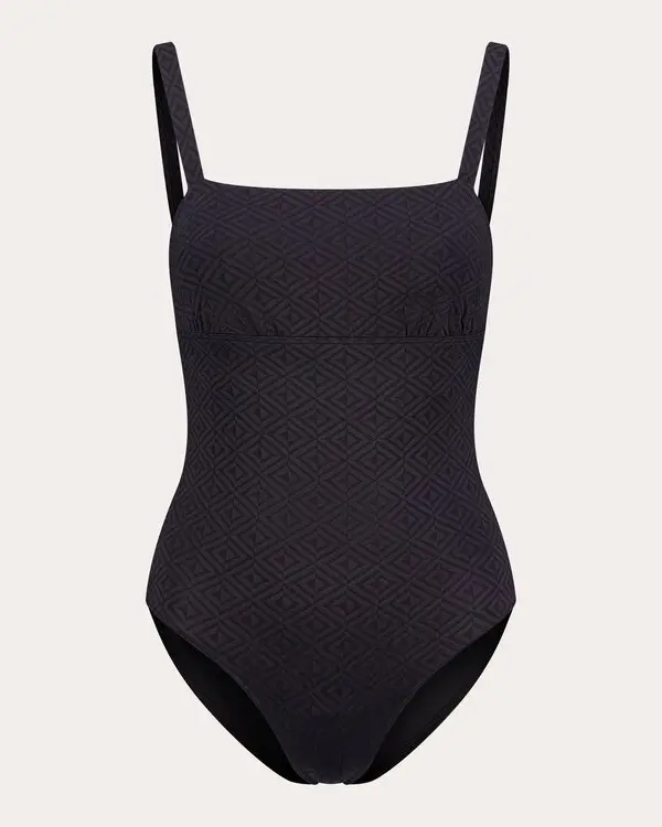 GIRLSMUSTHAVE Gaelle Jacquard One-piece - Black