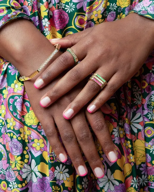 CAMPBELL + CHARLOTTE Diamond And 14k Stackable Ring