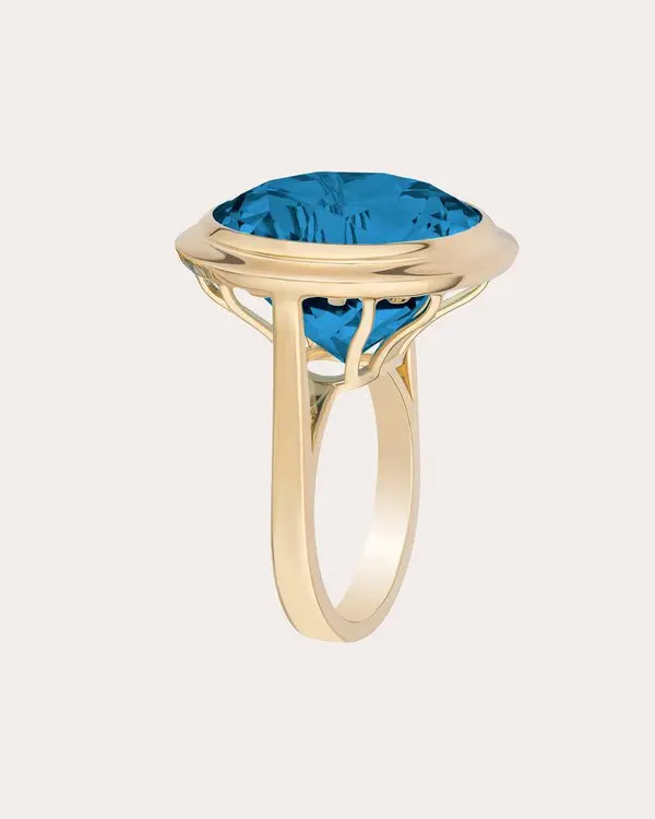 Goshwara London Topaz And 18k Gold Ring
