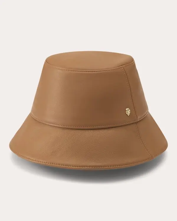 Helen Kaminski Palmer Leather Bucket Hat - Neutral