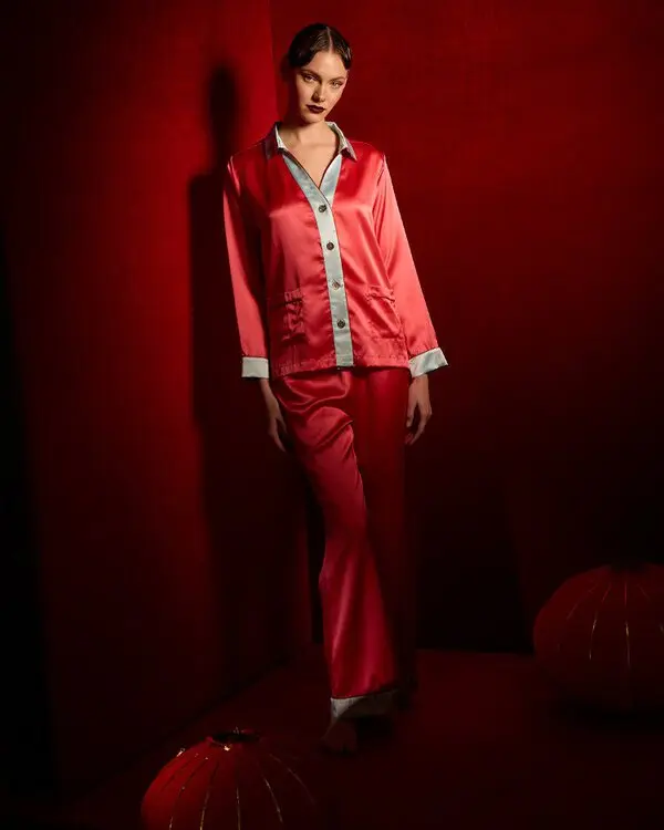 KARMA ON THE ROCKS Tokyo Silk Pajama Set