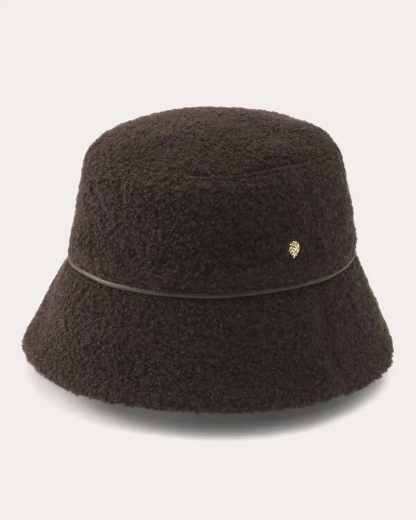 Helen Kaminski Seda Bouclé Wool Bucket Hat - Brown