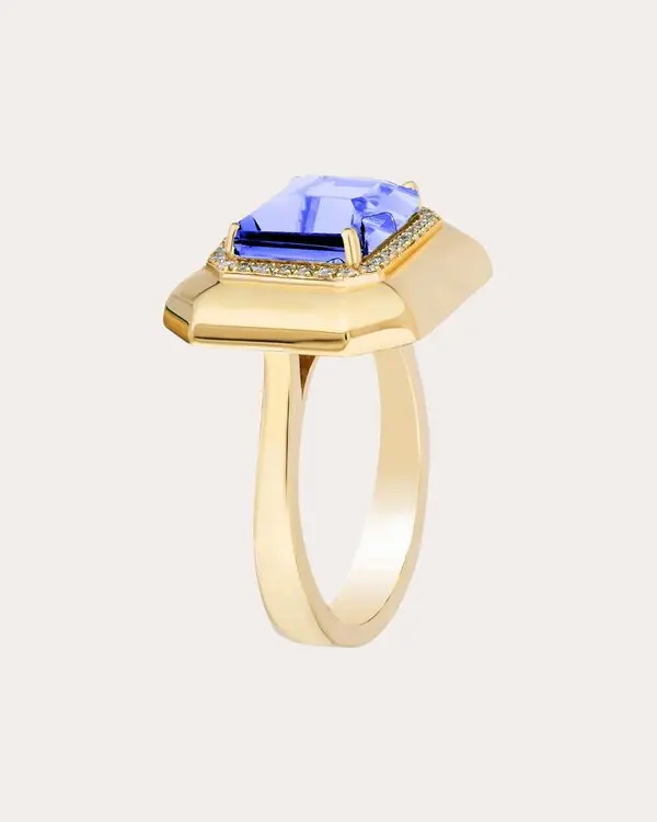 Goshwara Tanzanite And Diamond Ring