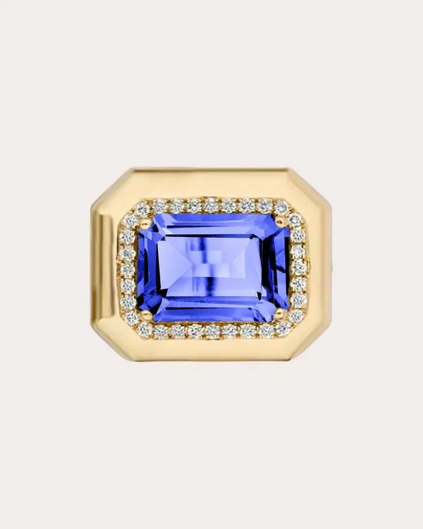 Goshwara Tanzanite And Diamond Ring