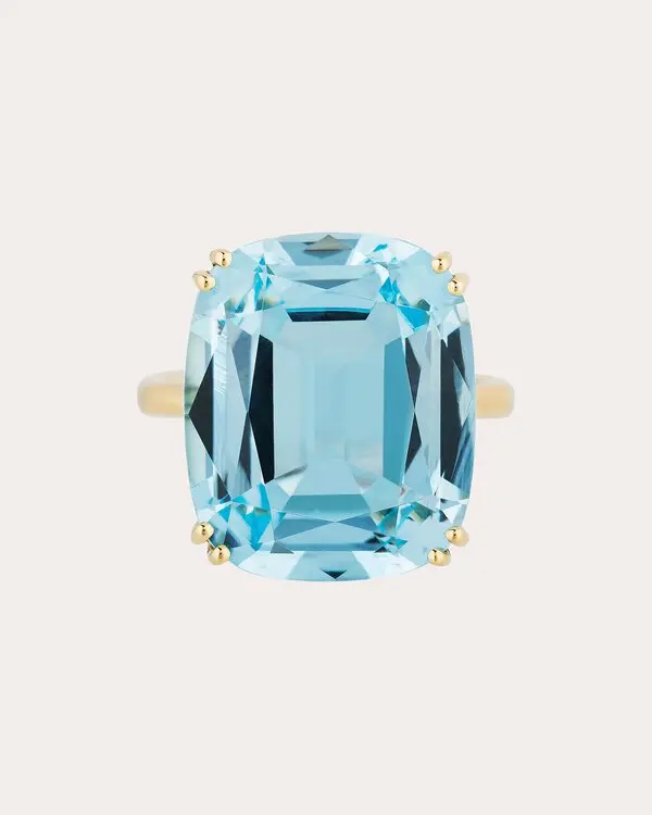 Goshwara Topaz And 18k Gold Gossip Ring - Blue