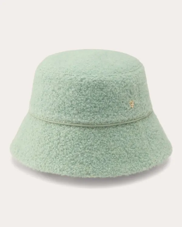 Helen Kaminski Seda Bouclé Wool Bucket Hat - Blue