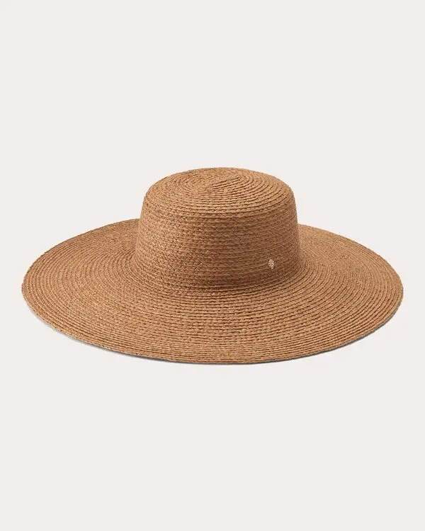 Helen Kaminski Nathalia Braided Raffia Sun Hat - Brown