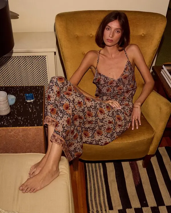 Natalie Martin Heath Floral V-neck Camisole