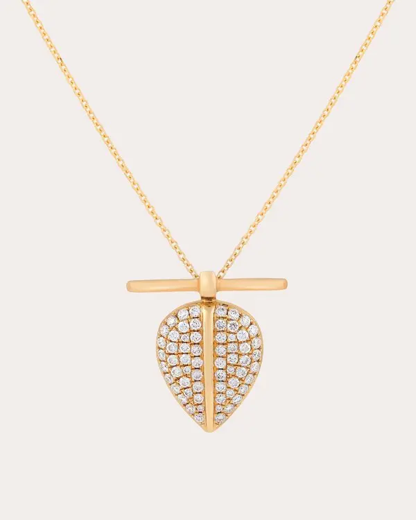 MAISON TJOENG Lazarus 18k Diamond Pavé Pendant Necklace - Gold
