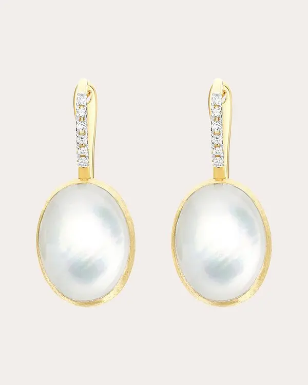 NANIS ITALIAN JEWELS Ciliegine Drop Earrings - White