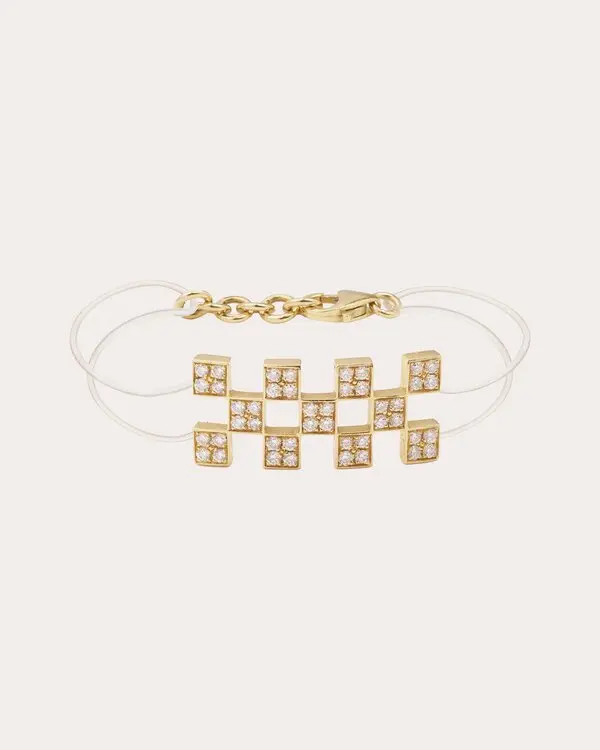 MYSTERYJOY Illusion 18k And Lab-grown Diamond Bracelet - Gold
