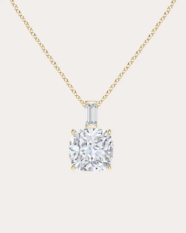 Natori Orient Express 14k Lab-grown Diamond Pendant Necklace - Gold
