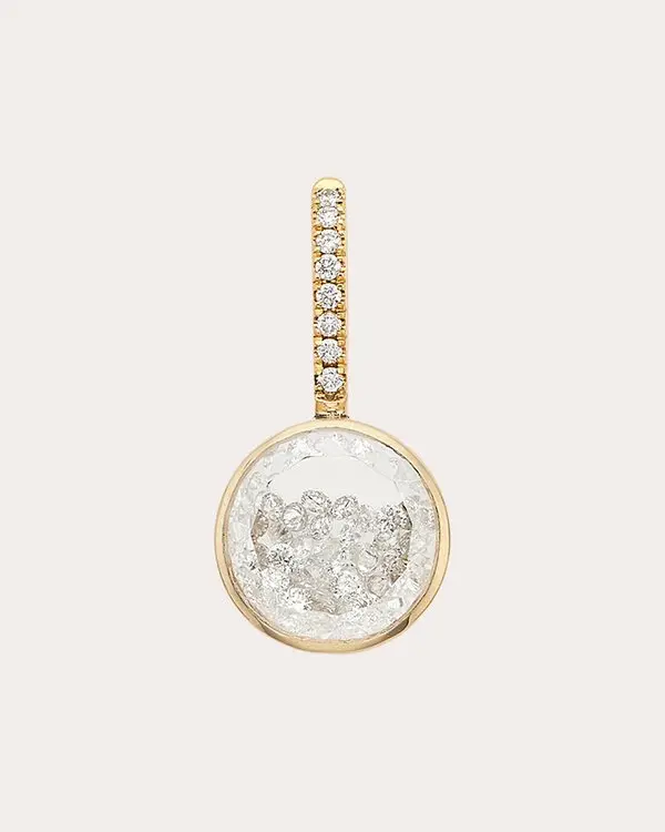 Moritz Glik Naipe Diamond And Crystal Pendant - Gold