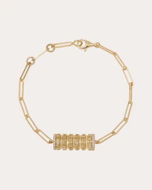 MYSTERYJOY Small Secret 18k And Lab-grown Diamond Bracelet - Gold
