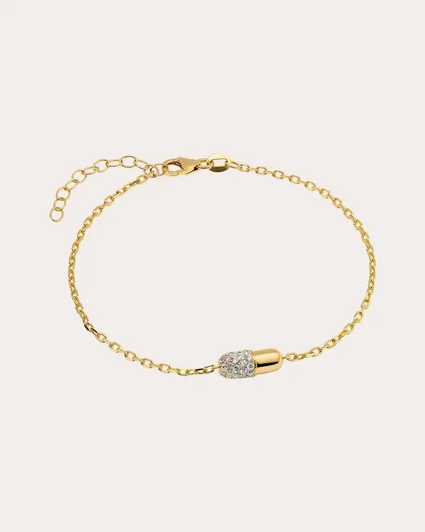 ELIOR Diamond And 18k Pill Bracelet - Gold