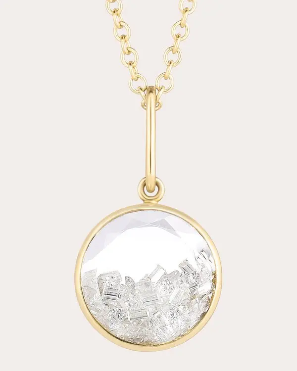 Moritz Glik Diamond And 18k Shaker Pendant Necklace - Gold