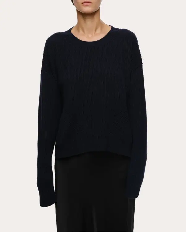 EOLAS Brina Cotton Cashmere Bow Sweater