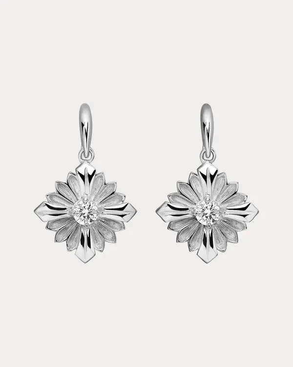 ROUVENAT Stamp Drop Earrings - Silver