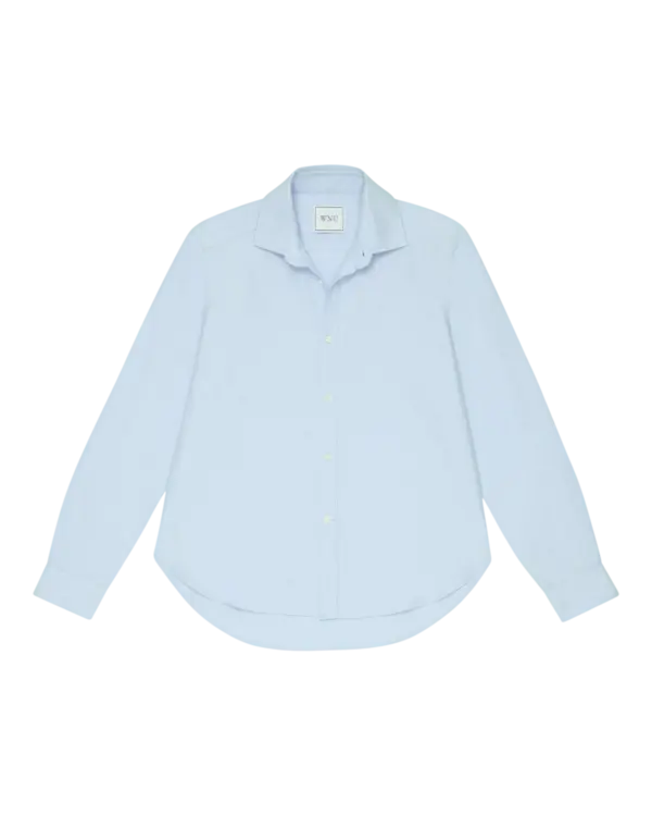 WITH NOTHING UNDERNEATH Classic Oxford Shirt - Blue