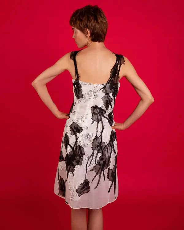 BYVARGA Jasmine Couture Lace Appliqué Mini Dress