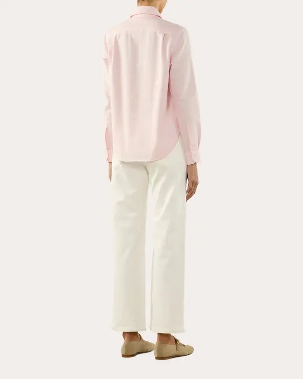 WITH NOTHING UNDERNEATH Classic Oxford Shirt - Pink