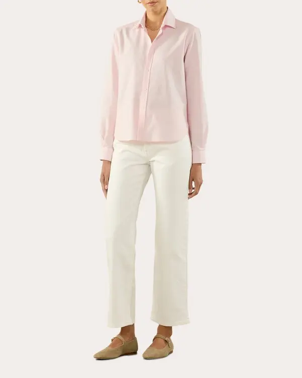 WITH NOTHING UNDERNEATH Classic Oxford Shirt - Pink