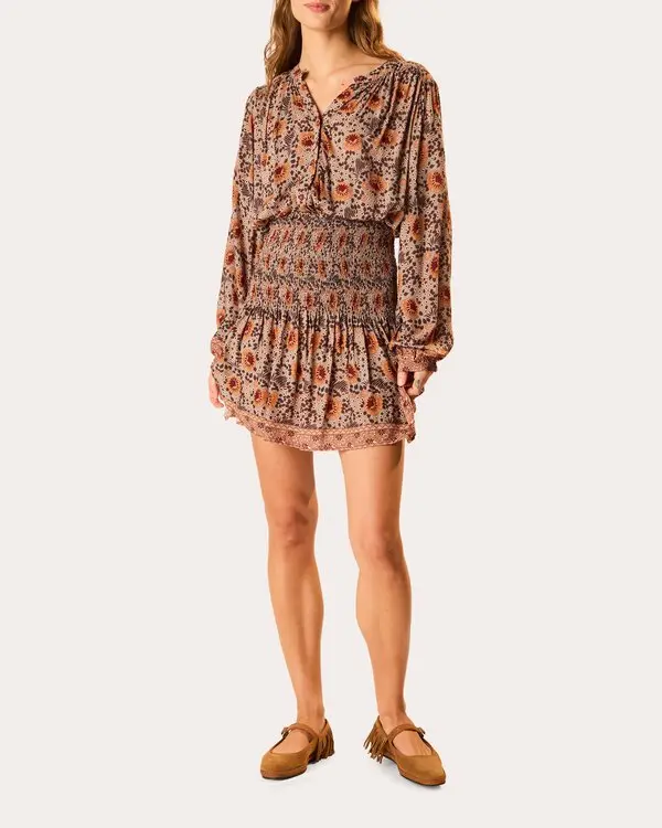 Natalie Martin Tolan Floral Button-up Top