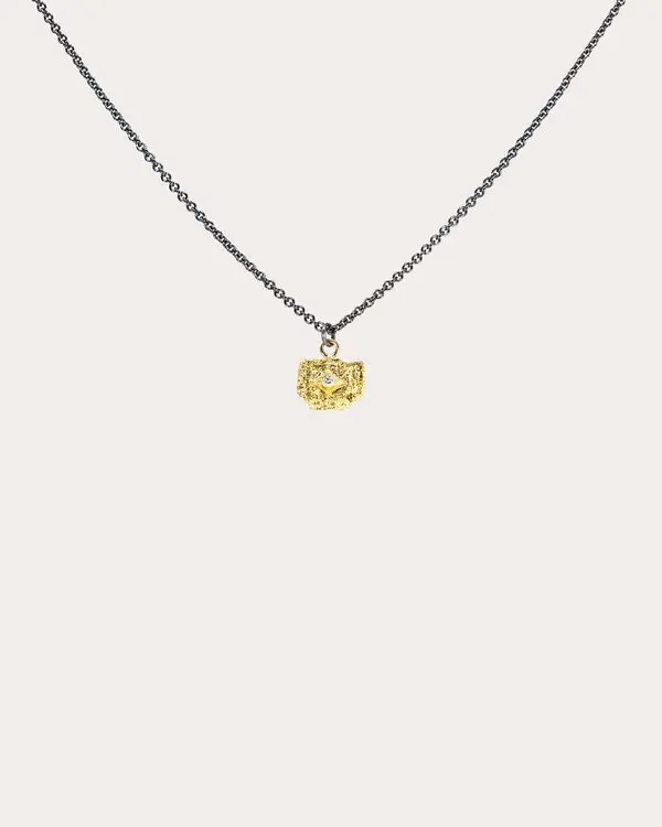 Armenta Artifact Diamond Coin Pendant Necklace - Gold