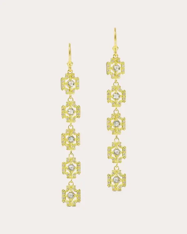 Armenta 18k Yellow Sterling Silver, And Diamond Drop Earrings - Gold