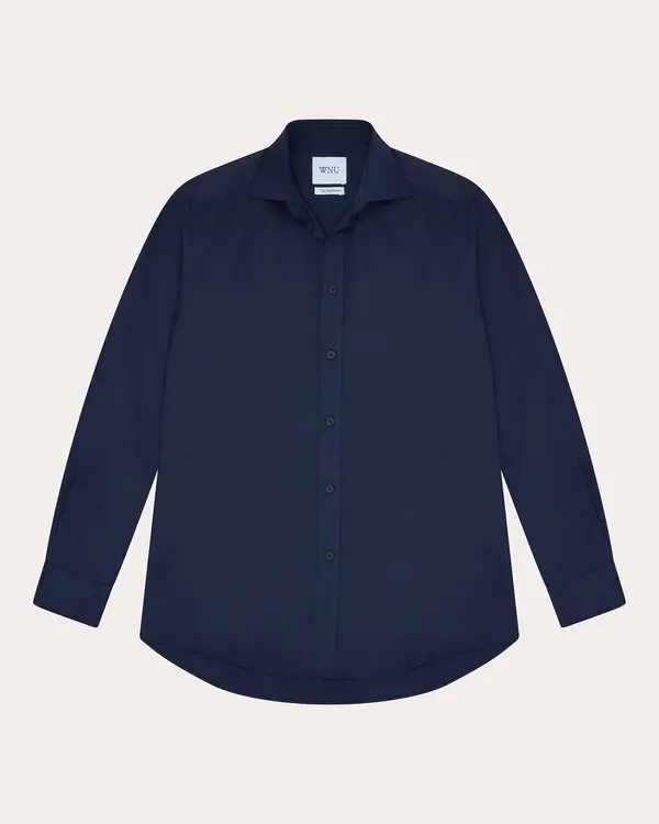 WITH NOTHING UNDERNEATH The Boyfriend Tencel Shirt