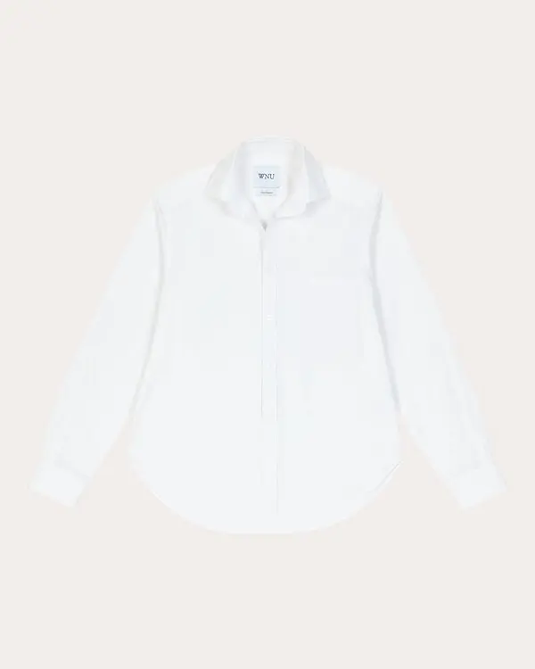 WITH NOTHING UNDERNEATH The Classic Organic Poplin Shirt
