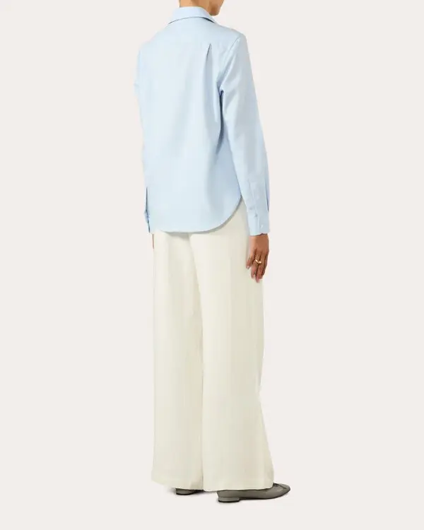 WITH NOTHING UNDERNEATH Classic Brushed Cotton Wool Shirt
