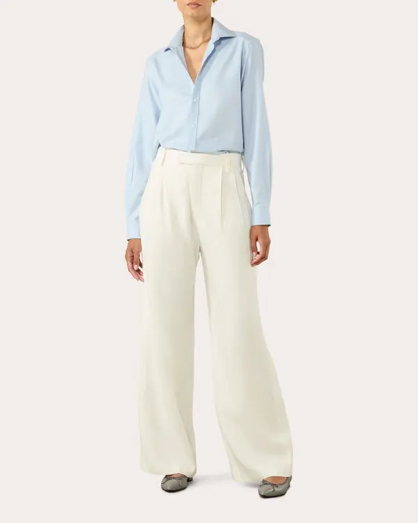 WITH NOTHING UNDERNEATH Classic Brushed Cotton Wool Shirt