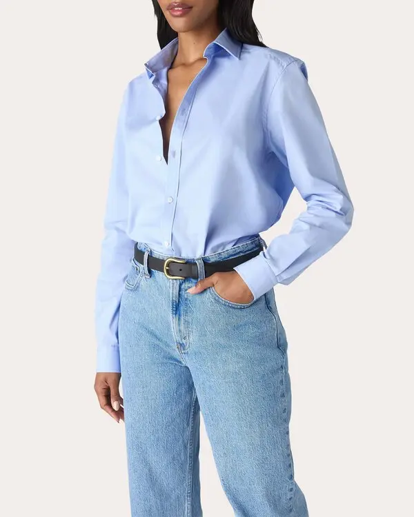 WITH NOTHING UNDERNEATH The Classic Fine Poplin Shirt