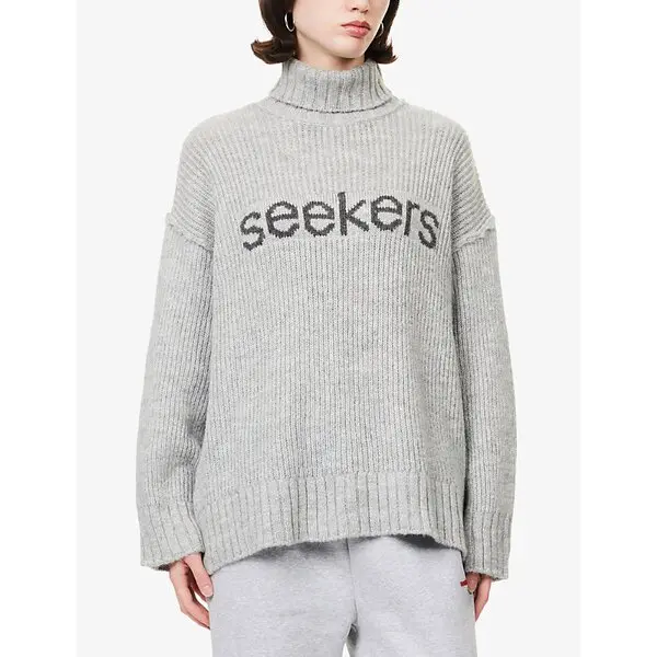SISTERS & SEEKERS Misty Roll-neck Knitted Jumper