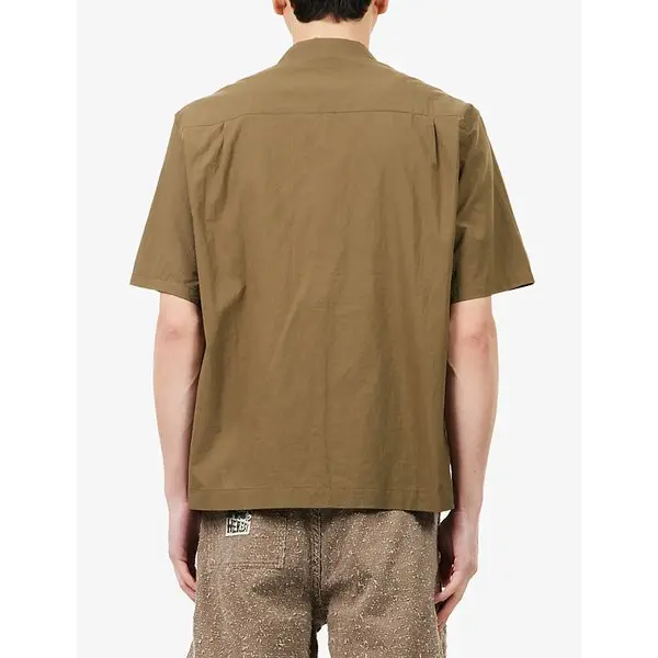 HERESY Tatter Swirl-embroidered Cotton Shirt