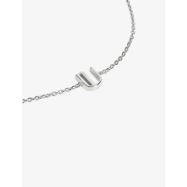 Monica Vinader Initial U Sterling Bracelet - Silver