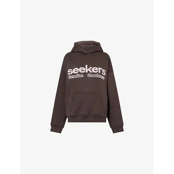 SISTERS & SEEKERS Cotton-blend Hoody - Brown
