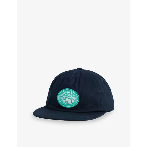 MALBON Horizon Embroidered-logo Cap - Midnight