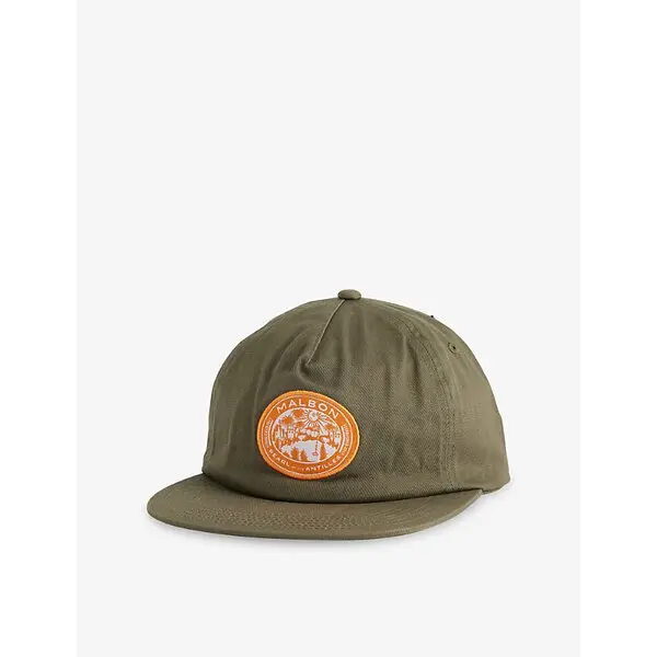 MALBON Horizon Embroidered-logo Baseball Cap - Olive