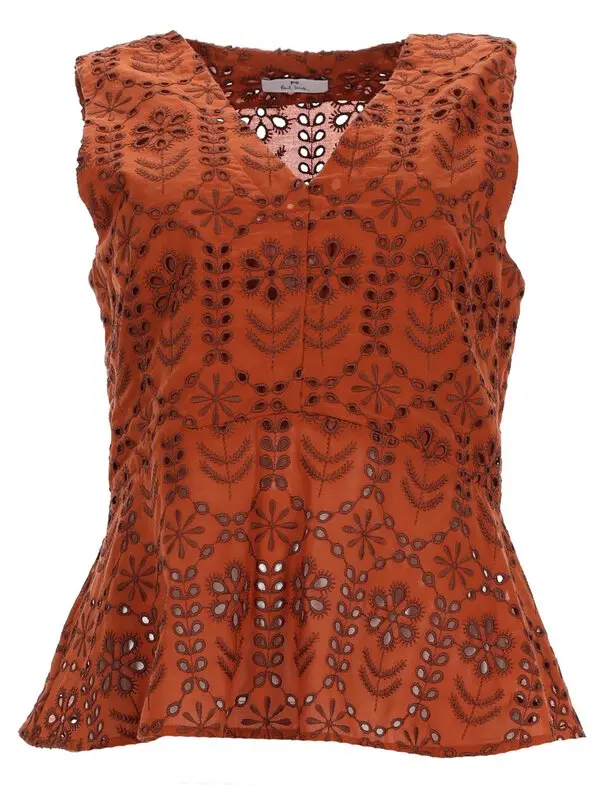 Paul Smith Top With Perforated Pattern