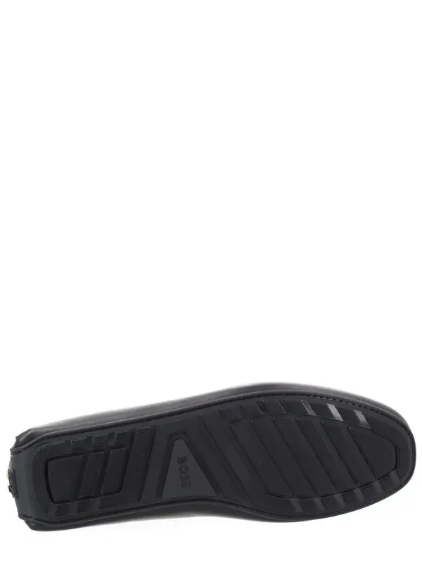 BOSS Bow-embellished Moccasins