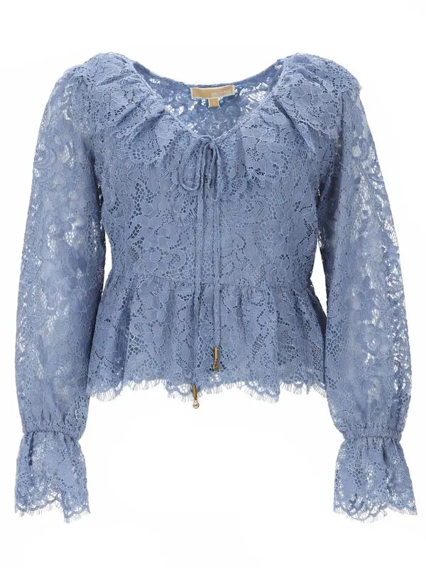 Michael Kors Lace Blouse - Azure