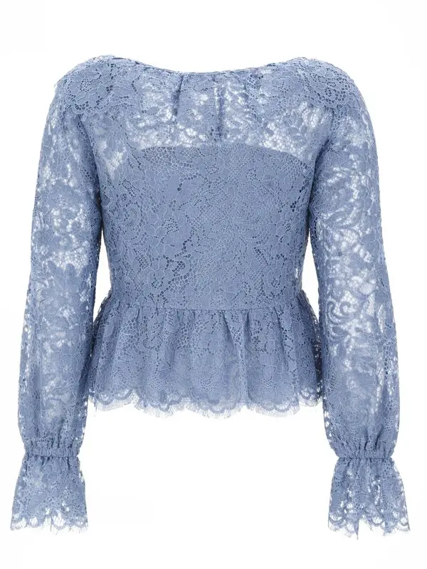 Michael Kors Lace Blouse - Azure