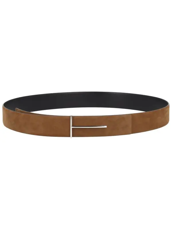TOM FORD T-slim Belt - Beige