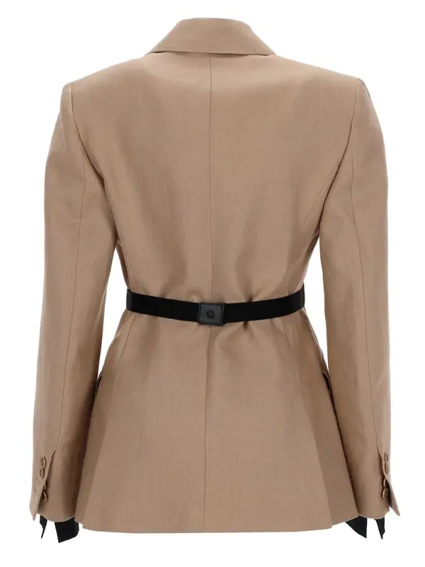 Max Mara Linen Double-breasted Blazer