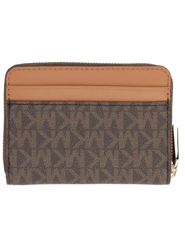 Michael Kors Wallet With Logo - Brown
