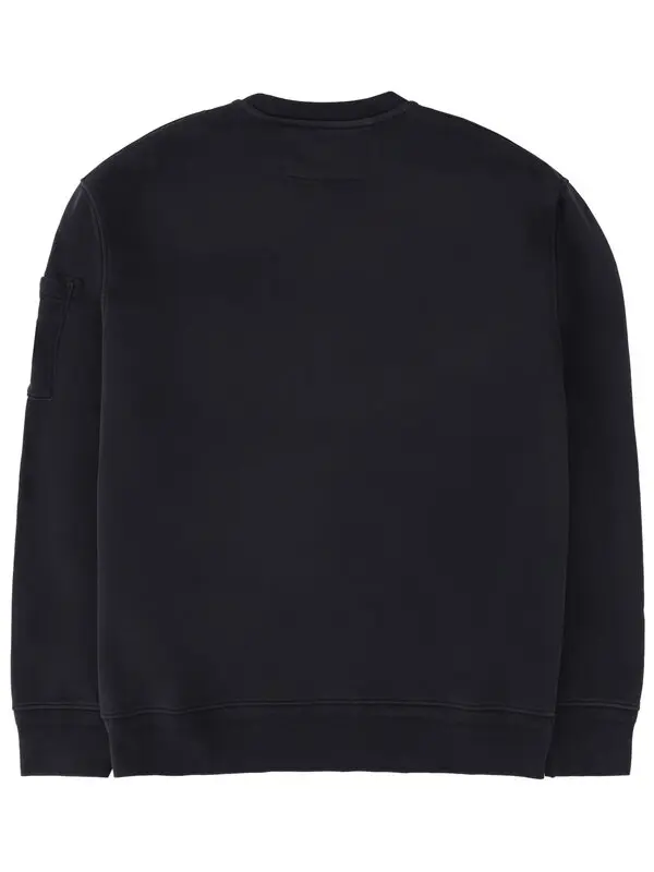 C.P. COMPANY Crewneck Sweatshirt With Logo - Blue