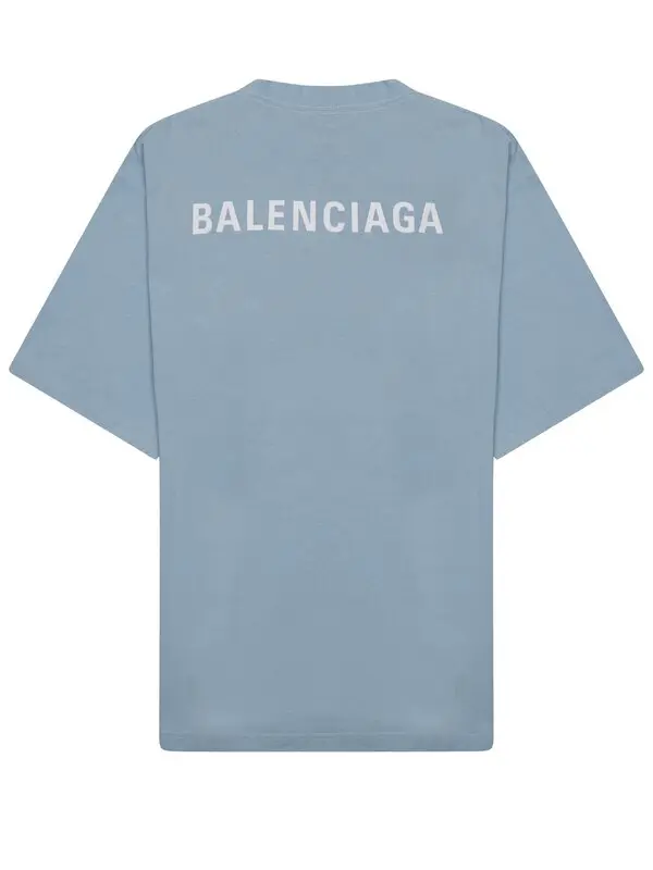 Balenciaga T-Shirt With Logo - Multicolour | Editorialist