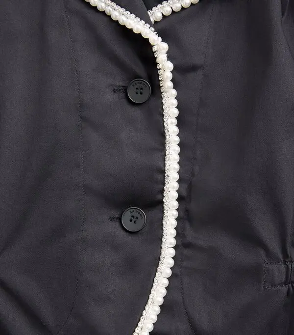 Sandro Cotton Embellished Shirt